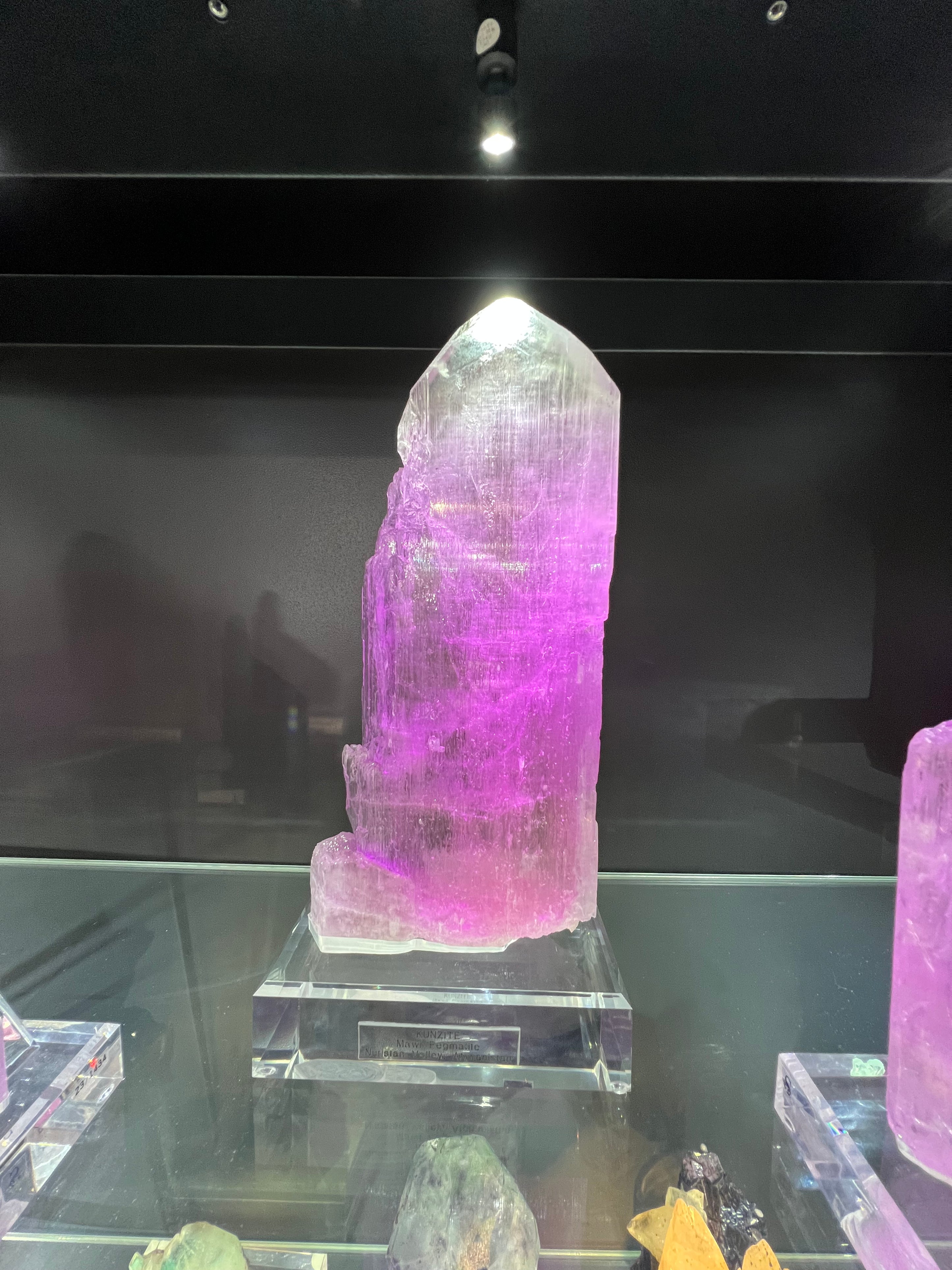 Museum Grade Bicolor Kunzite Crystal, V Shape Terminated Kunzite, Raw ...