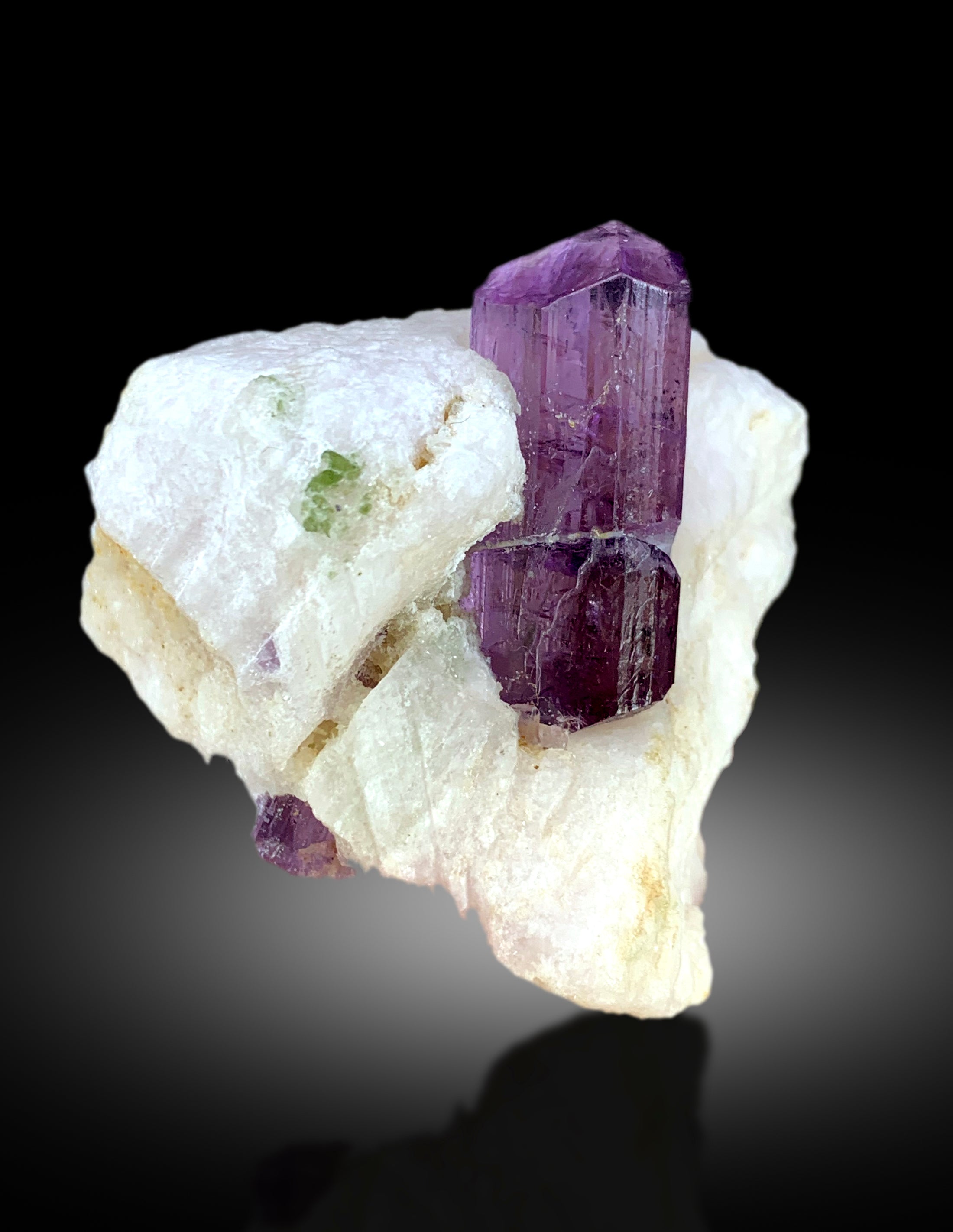 Natural Purple Color Scapolite on Matrix, Scapolite Crystal, Raw Miner ...